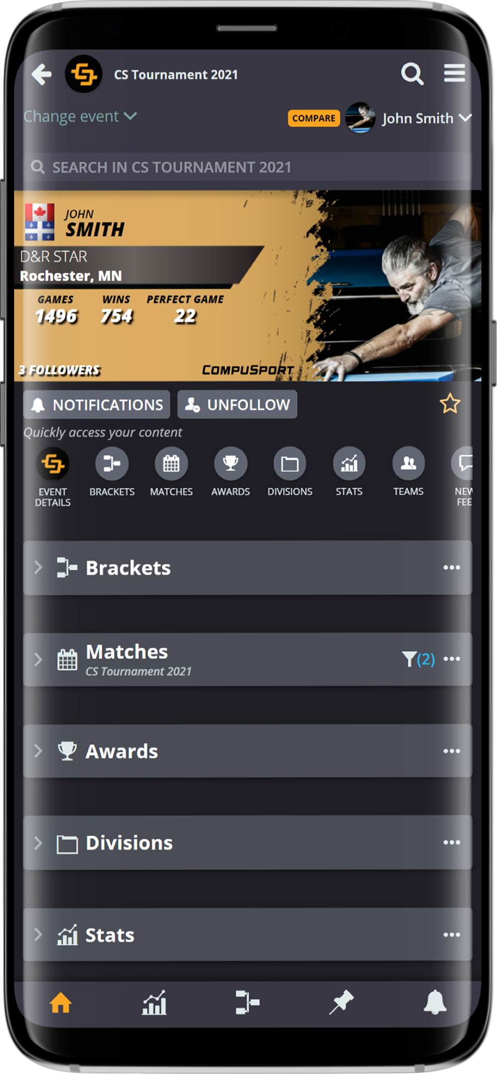 CompuSport | The best Tournament and League Management App. - CompuSport